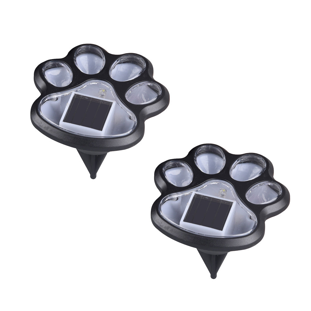 NEKEPY Solar Paw Lights Outdoor Waterproof Landscape LED Light - 2 Pac ...
